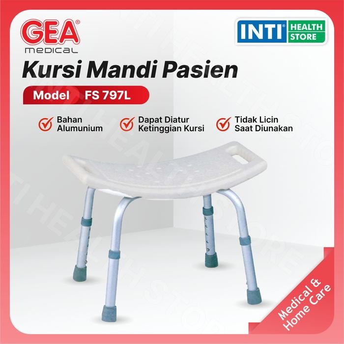 Jual ASLI GEA Medical Kursi M Pasien FS 797L Shower Ch Bath Banch READY ...