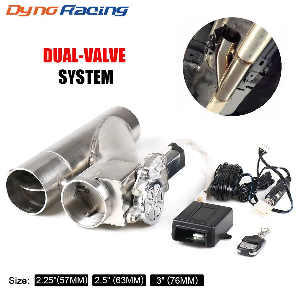 Jual 2'' 2.25'' 2.5" 3" Electric Exhaust Cutout Kit Y pipe Exhaust ...