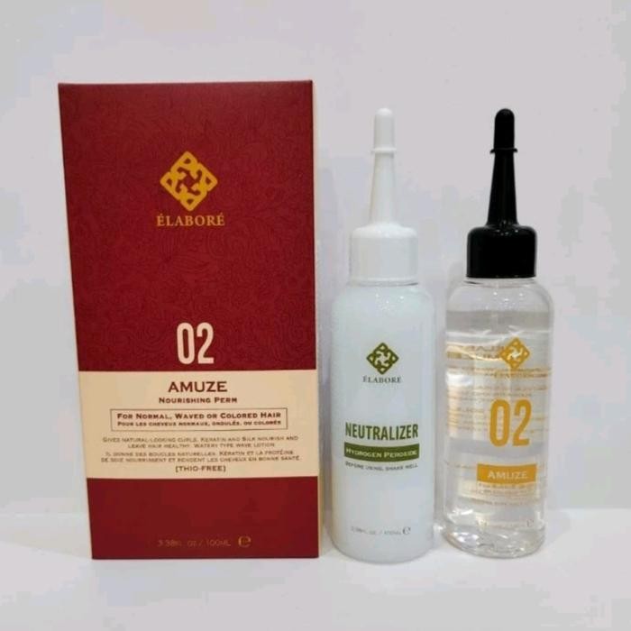 Jual Elabore 02 Amuze Nourishing Perm/Obat Kriting | Shopee Indonesia