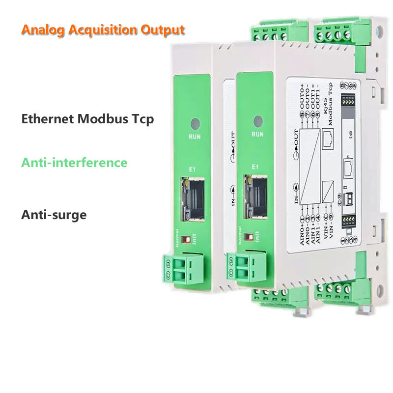 Jual TERBARU 4-20mA to Modbus TCP Ethernet Analog Acquisition Module AD ...