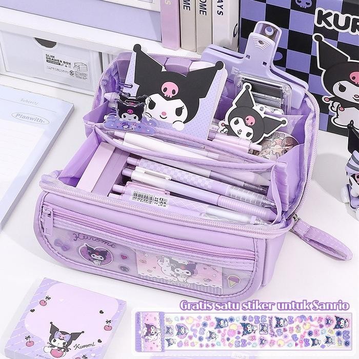 Jual TEMPAT PENSIL AESTHETIC TERBARU PENCIL CASE BOX PENSIL KOREA ...