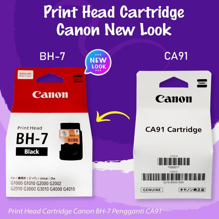 Jual Pilihan- Print Head Cartridge Canon Bh-7 Bh7 Printer G1000 G2000 ...