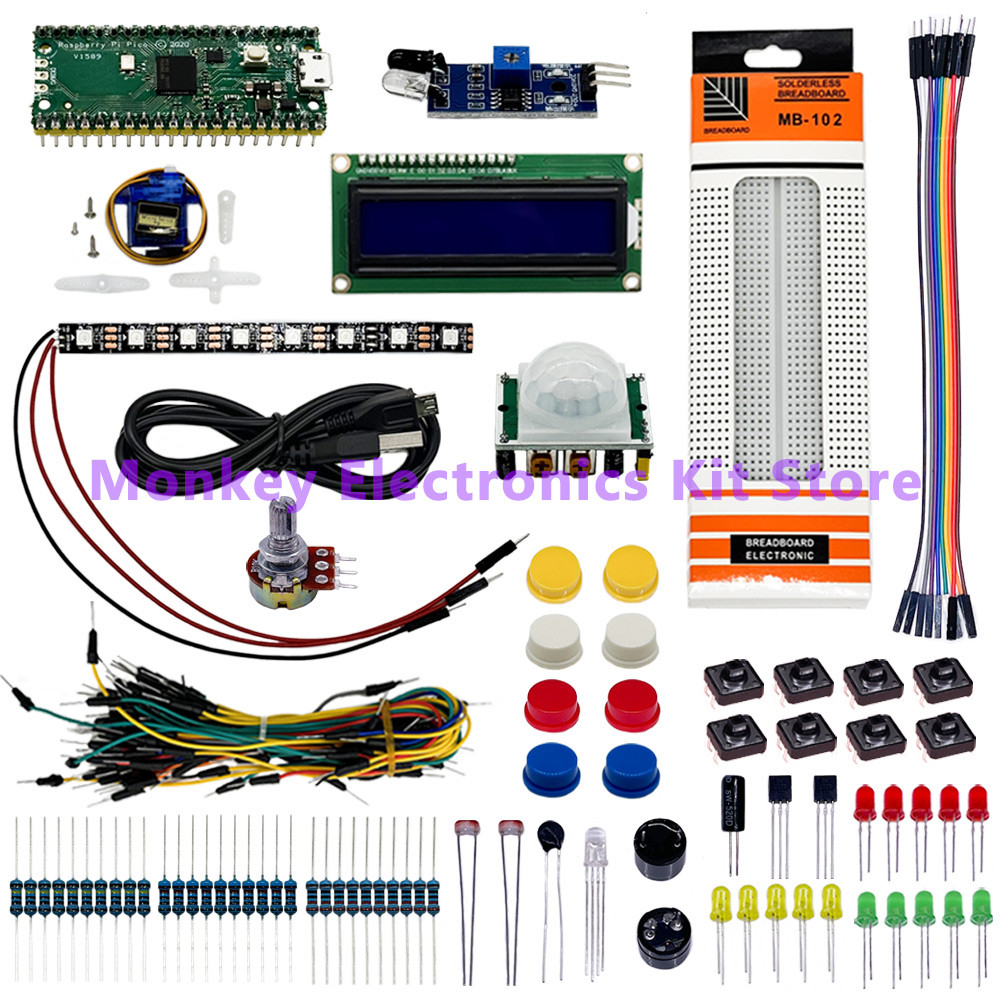 Jual Pi Pico Starter Kit Raspberry Pi pico development board kit ...