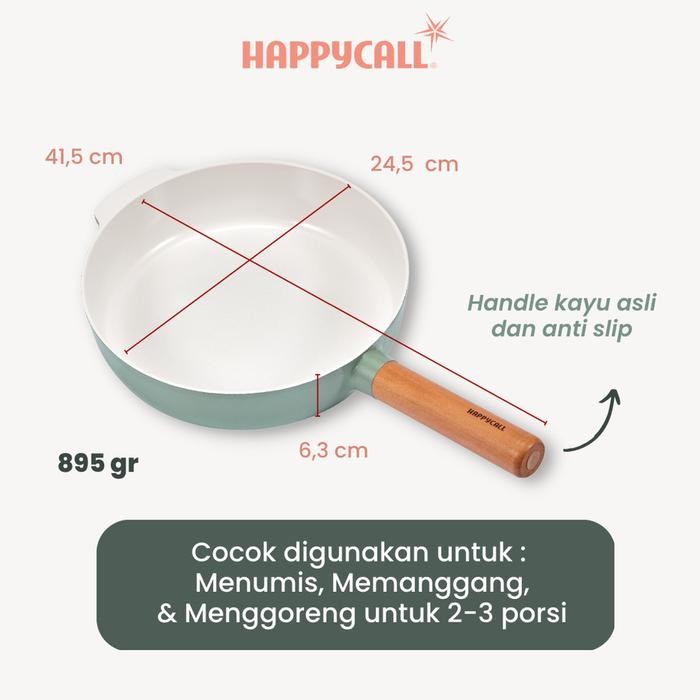 Jual CURBLE X HAPPYCALL - COMFORT CHEF PACKAGE ( Zium Frying Pan ...
