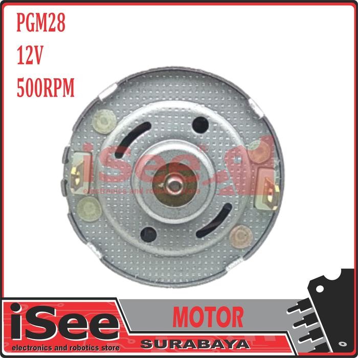 Jual PGM28 DC MOTOR 12V 500RPM MICRO BRUSH SPEED PLANETARY GEAR BOX ...