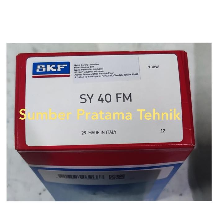 Jual Sale Pillow Block Bearing Sy 40 Fm Skf As 40 Mm Terlariss ...