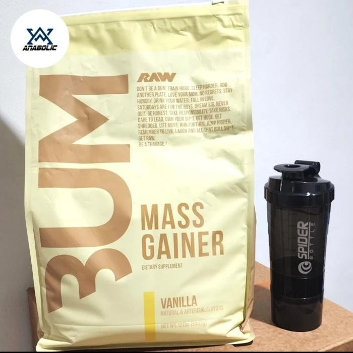 Jual CBUM RAW MASS GAINER 12 LBS 12 LB BPOM FREE SHAKER - VANILA ...