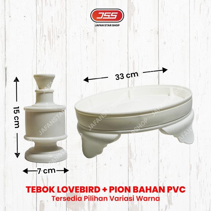 Jual ces0- Tebok Pvc Tebal + Pion Sangkar Love Bird Tebok Kandang Love ...