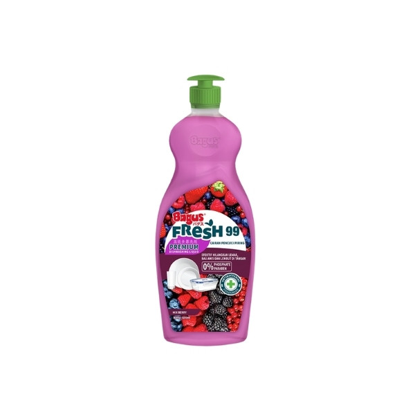 Jual BAGUS FRESH 99 DISH WASH MIX BERRY BOTOL 600 ML | Shopee Indonesia