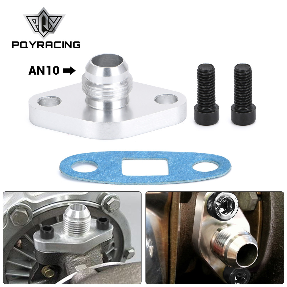 Jual PROMO PQY - Turbo Oil Return/Drain Flange Adapter AN10 for TOYOTA ...