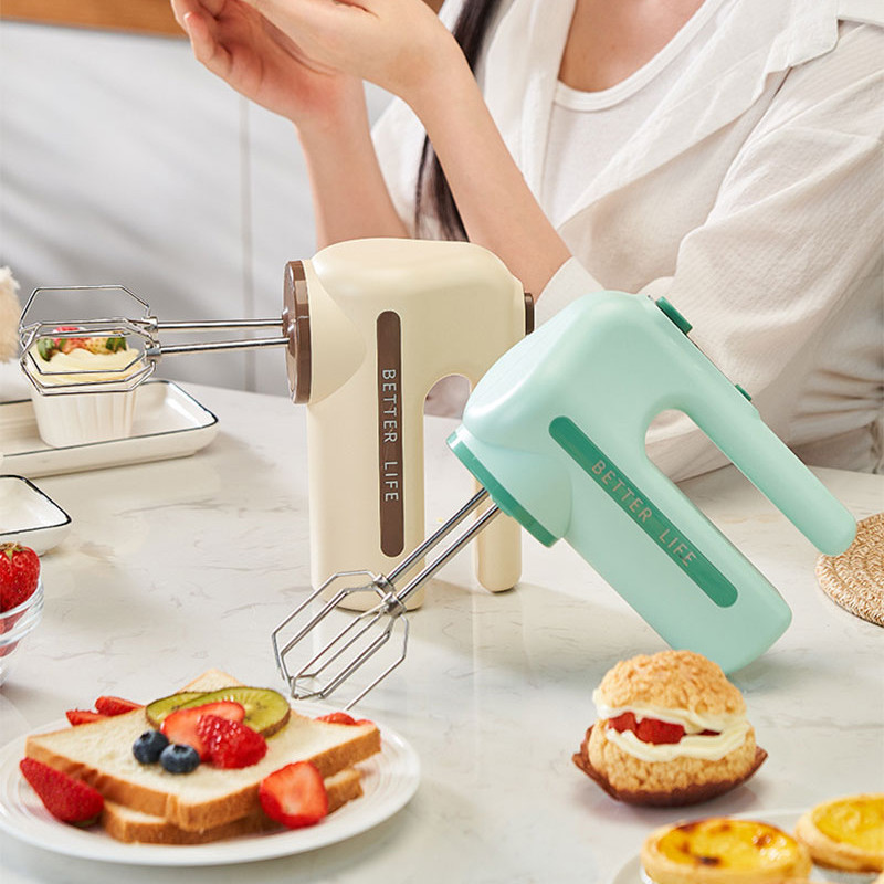 Jual Handheld Electric Food Mixer Wireless Portable Automatic Cake ...