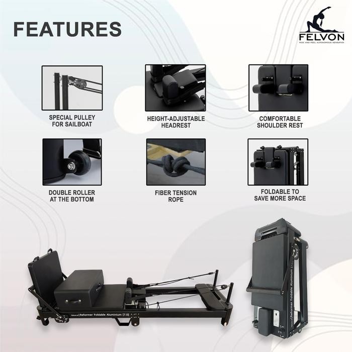 Jual Promo Felvon Pilates Foldable Reformer Diskon | Shopee Indonesia
