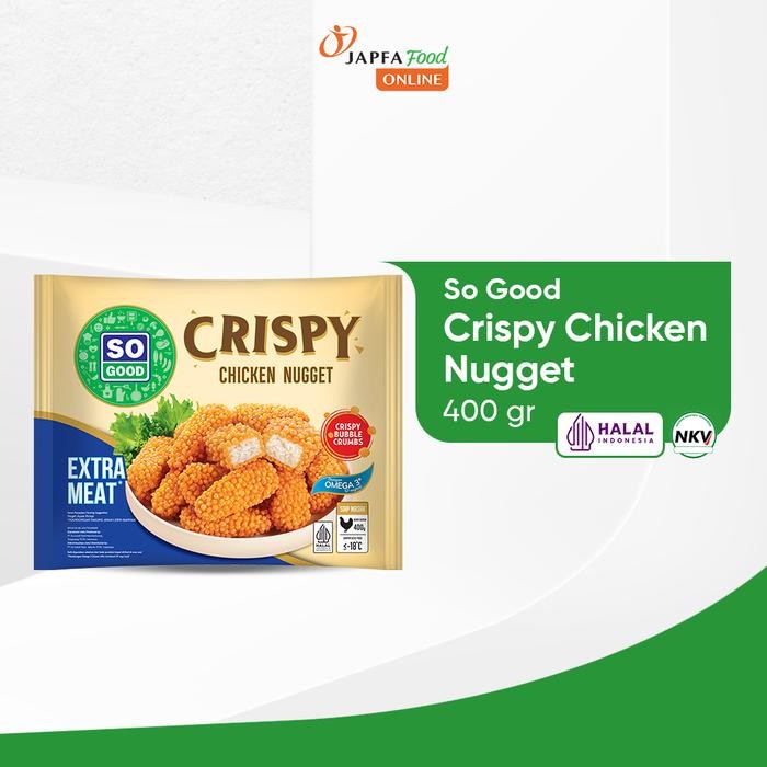 Jual Pilihan- So Good Crispy Chicken Nugget 400Gr | Shopee Indonesia