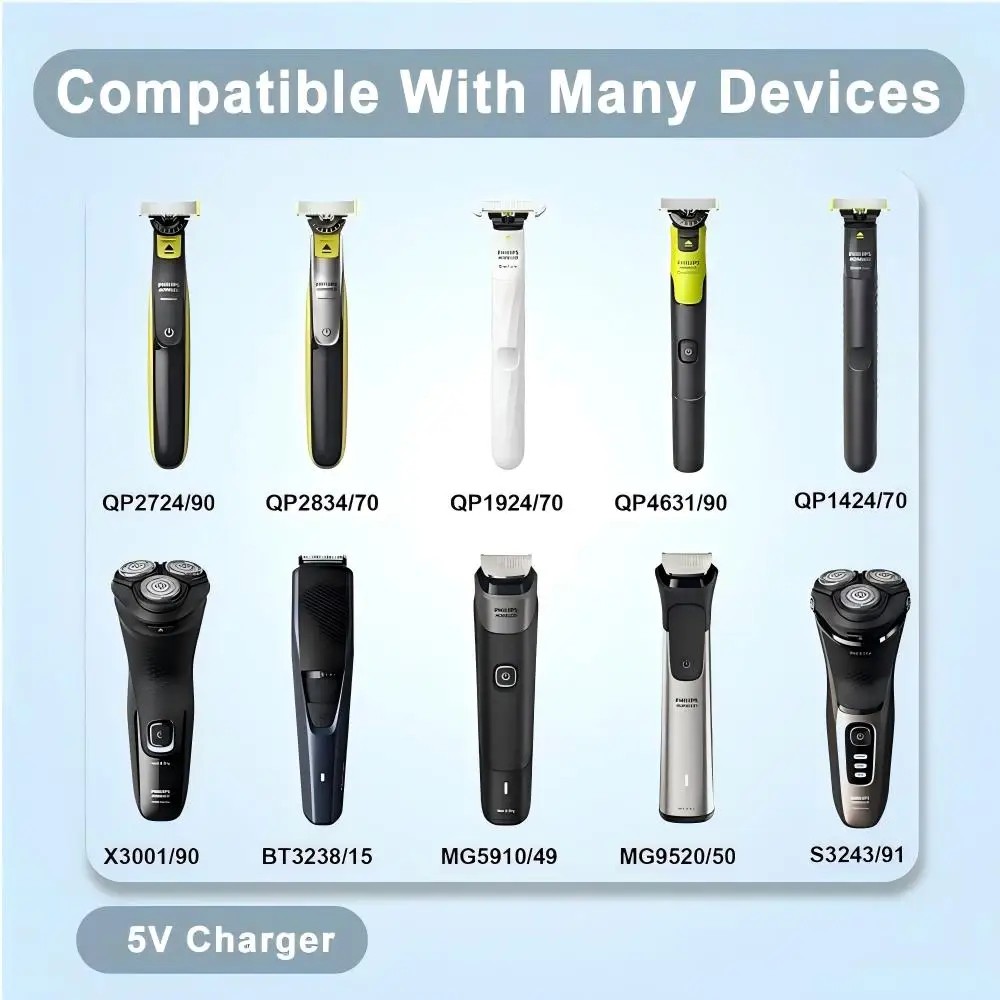 Jual IMPORT 5V TYPE-C SHAVER ADAPTER CHARGER CONVERTER COMPATIBLE WITH ...