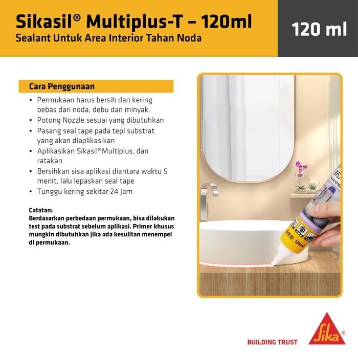 Jual Lansungkirim- Sika Sikasil Multiplus-T Sealant Silikon Celah Kamar ...