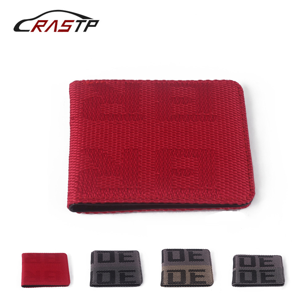 Jual Rastp-Bride Wallet Jdm Purse Racing Seat Fabric And Leather Canvas ...