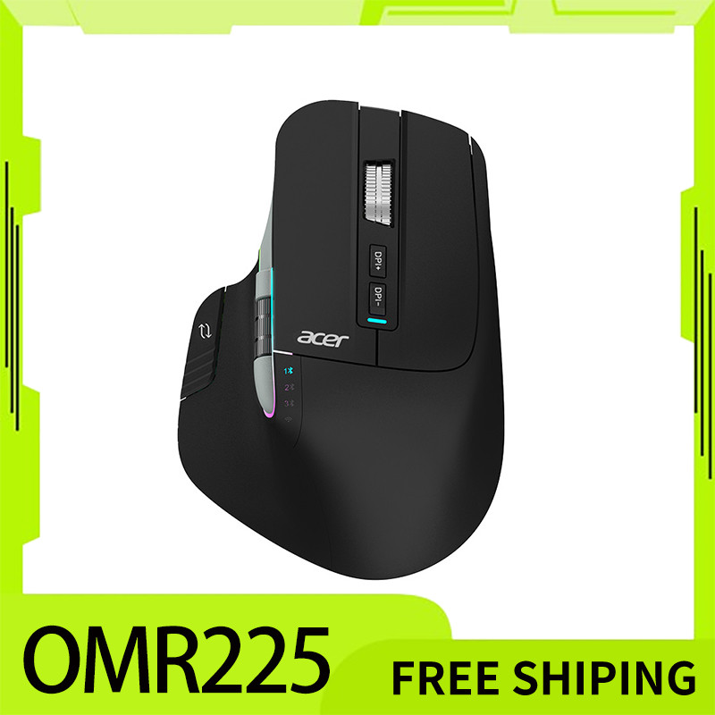 Jual Acer Omr225 Gamer Mouse 3Mode Bluetooth Wireless Mouse Dual Scroll ...