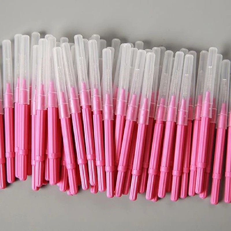 Jual 10/100 Pieces I Type Interdental Brushes Teeth Health Care ...