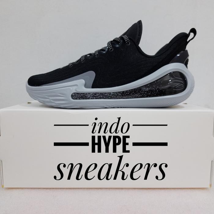 Jual Under Armour Curry Flow 12 BLACK GREY | Shopee Indonesia