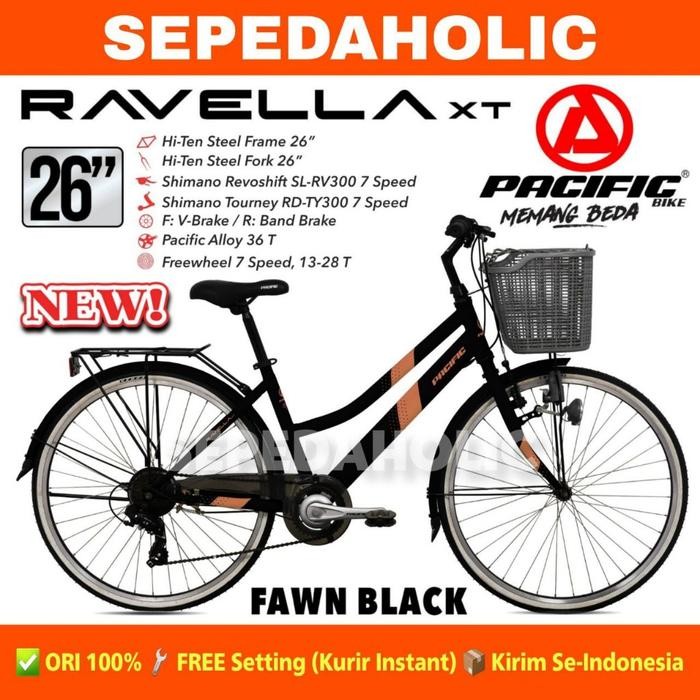 Jual Termurah Sepeda City Bike Pacific Ravella Xt Ukuran 26 Inch 7 ...