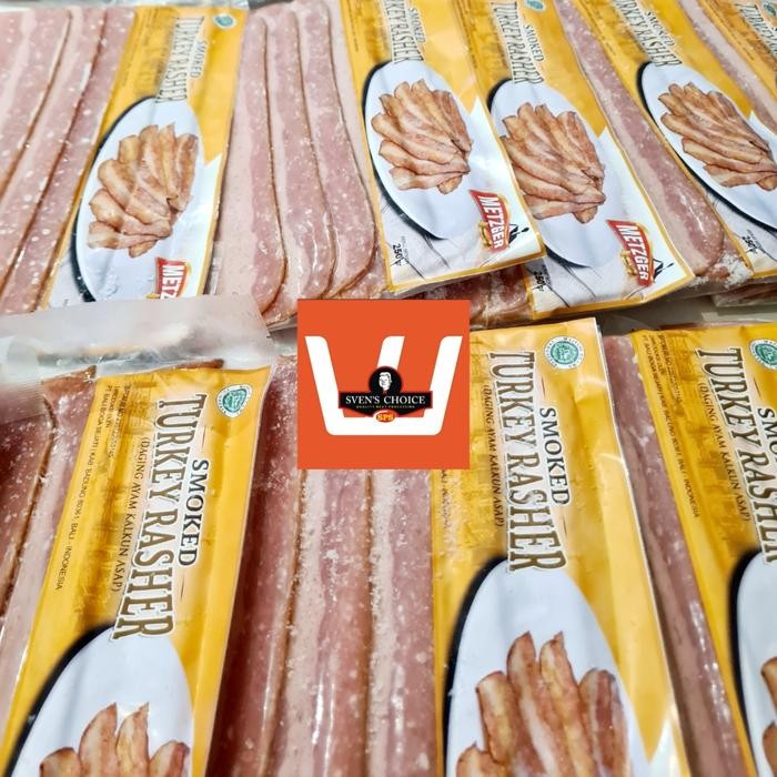 Jual Instanbisa- Daging Bacon Turkey Metzger Halal 250G Frozen | Shopee ...