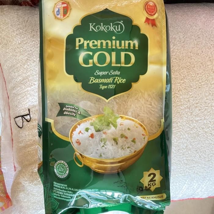 Jual Cepatsampai- Kokoku Premium Gold Super Sella Beras Basmati / Beras Khusus 2 Kg | Shopee ...