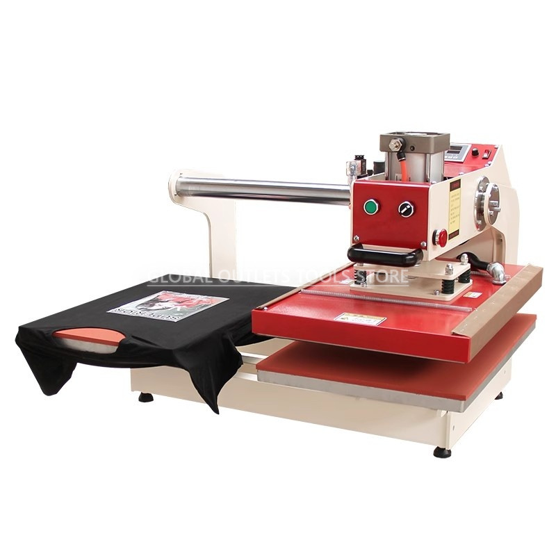 Jual NEW 38x38CM Double-position Heat Press Machine Pneumatic Automatic ...