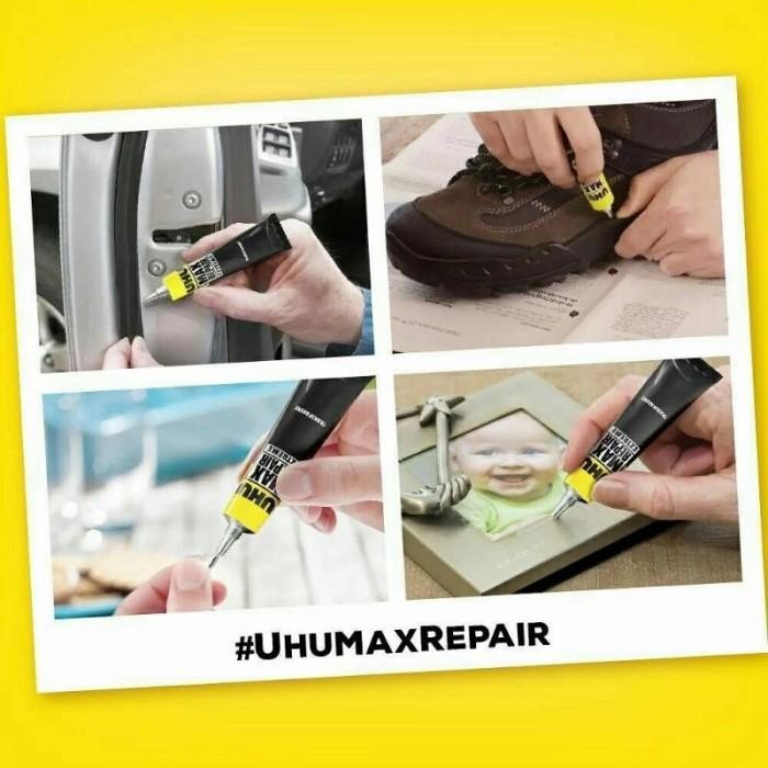 Jual UHU MAX REPAIR EXTREME ADHESIVE LEM SUPER KUAT KACA BESI KULIT ...