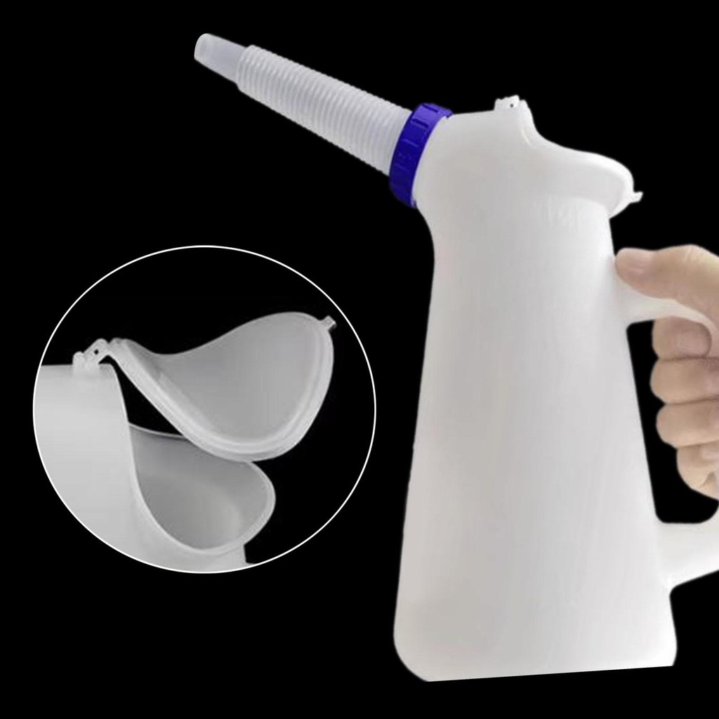Jual Oil Measuring Jug with Scale Long Spout for Automotive Fluid Oil ...
