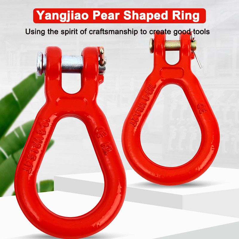 Jual NEW Alloy Steel G80 Clevis Pear Shaped Reeving Link lifting Chain ...