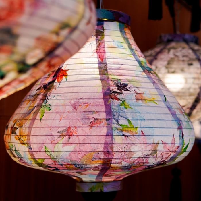 Jual mhho- Lampion Motif Kerucut Lampion Segitiga Lampion Bunga Vietnam ...