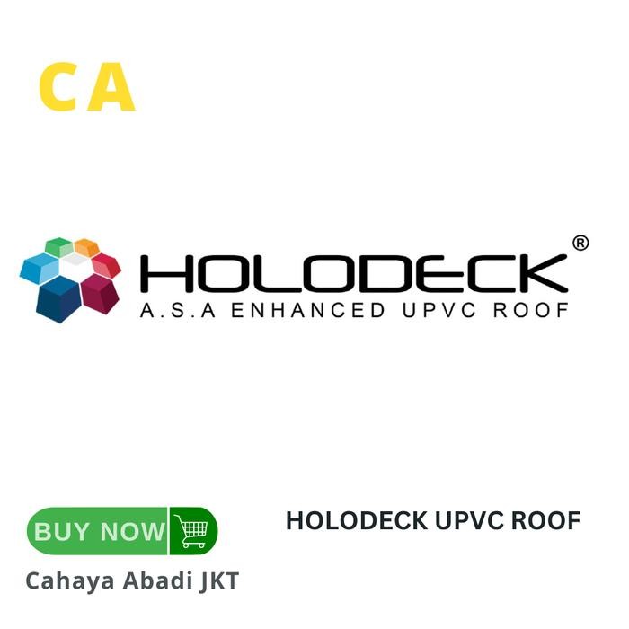 Jual Atap Upvc Hitam Holodeck Per Meter | Shopee Indonesia