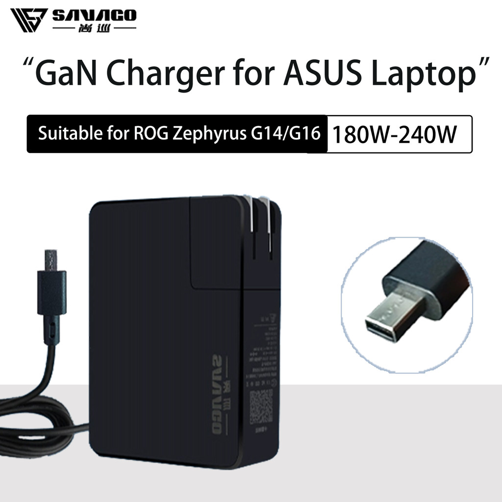 Jual Savago 20V10A 200W Ac Adapter Laptop Power For Asus Rog Zephyrus ...
