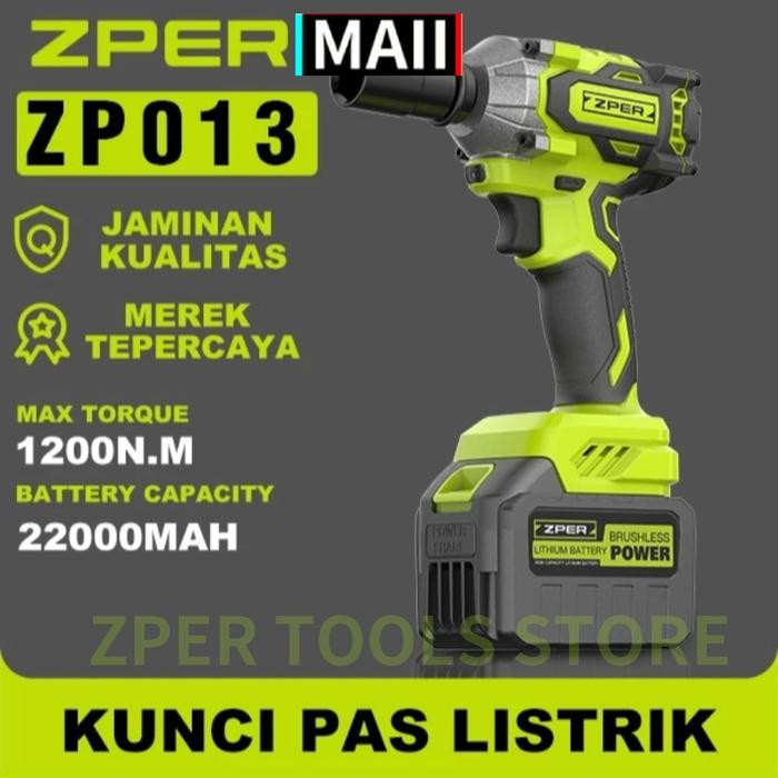 Jual Milwaukee Power Tools - Zper Cordless Impact Wrench Brushless ...