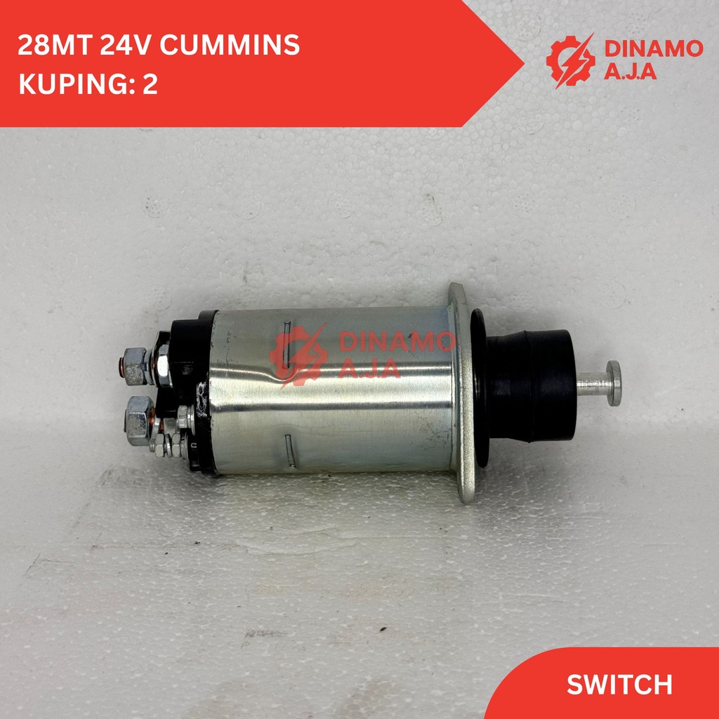 Jual Solenoid Switch Starter Cummins 28MT 24V Model Delco Remy | Shopee ...