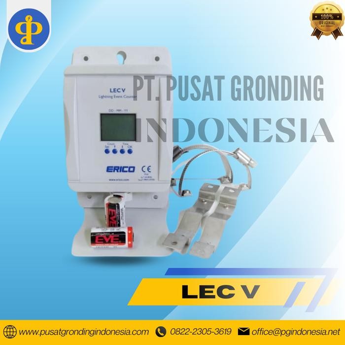 Jual Paling Berkualitas Digital Lightning Event Strike Counter Erico ...