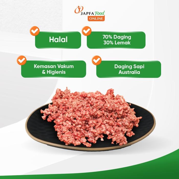 Jual Instanbisa- Daging Sapi Aus Giling 500 Gr - Isi 3 Pack | Shopee ...