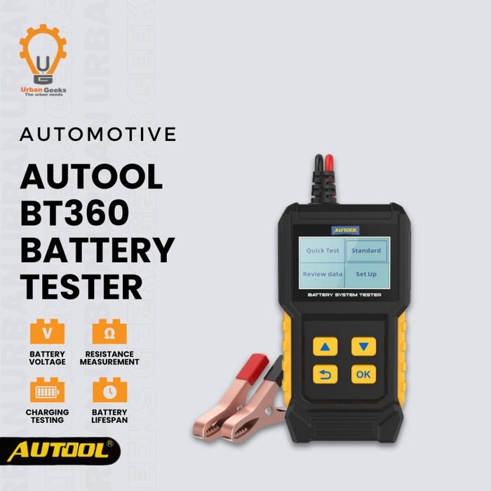 Jual Ready AUTOOL BT360 Tester Baterai Aki Mobil Motor 12V 2000CCA ...