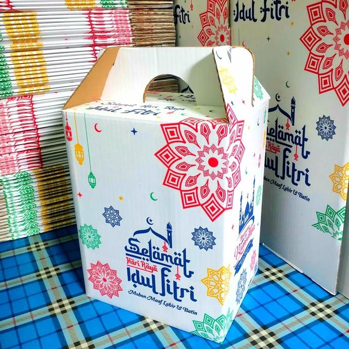 Jual OJ Box ParceL Lebaran Kardus Hampers IduL Fitri Dos ParseL Karton ...