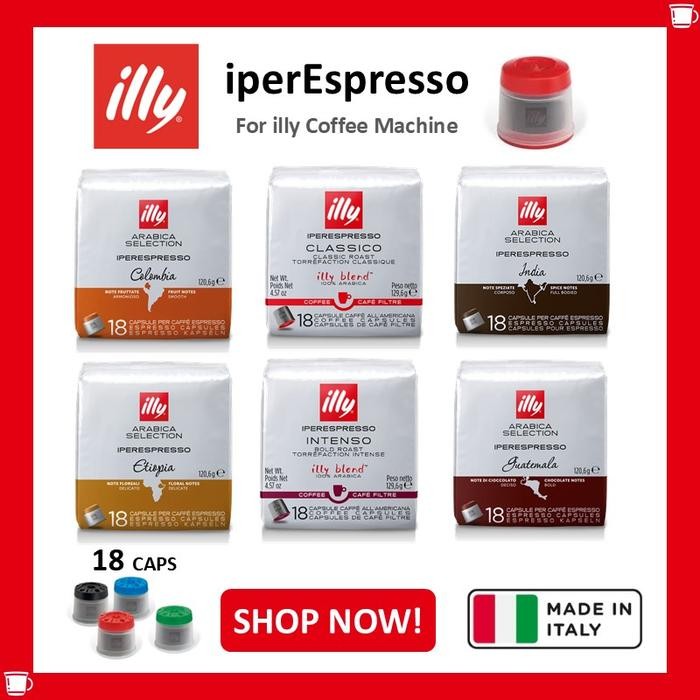 Jual PROMO !! Illy Coffee Capsule (iperEspresso Machine) Medium/Classic ...
