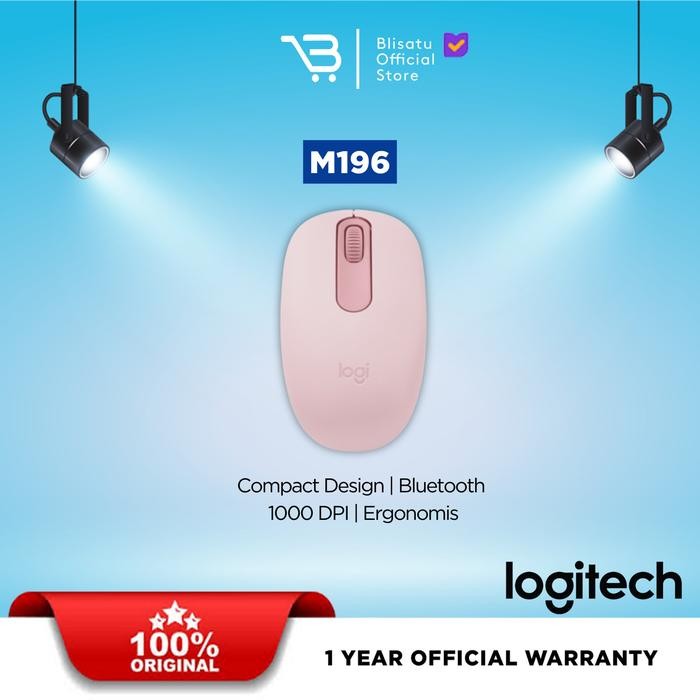 Jual Logitech M196 Mouse Wireless Bluetooth, Mouse Ringkas dan Portabel ...