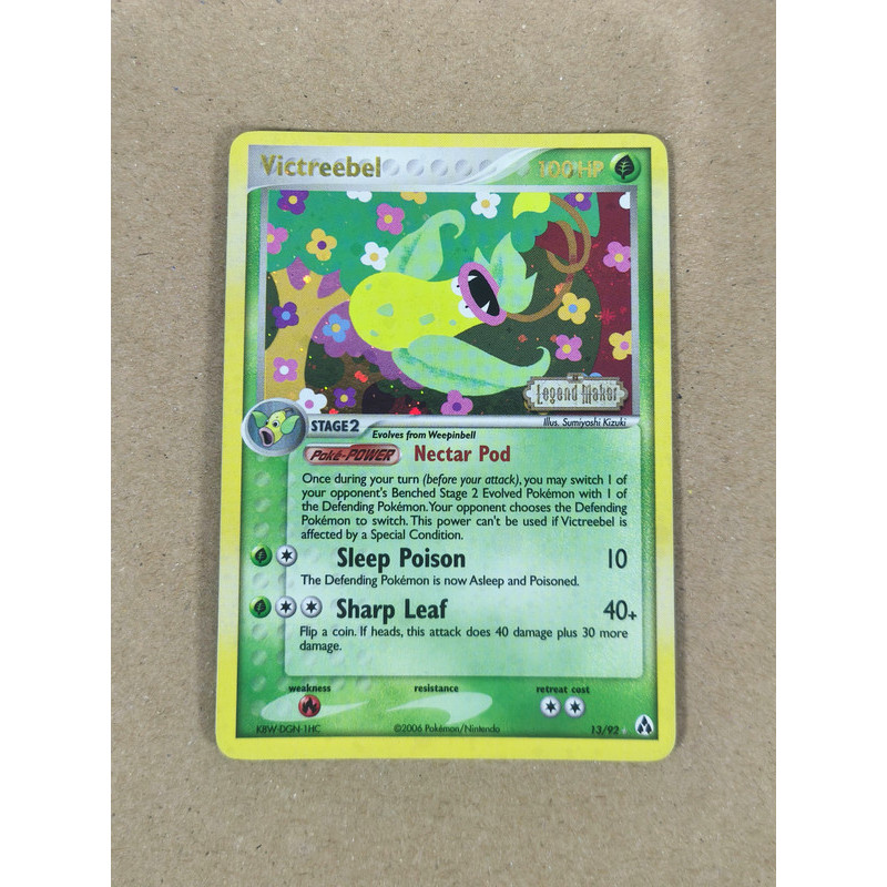 Jual Victreebel Holo Foil Legend Maker #13 Vintage Pokemon TCG Trading ...