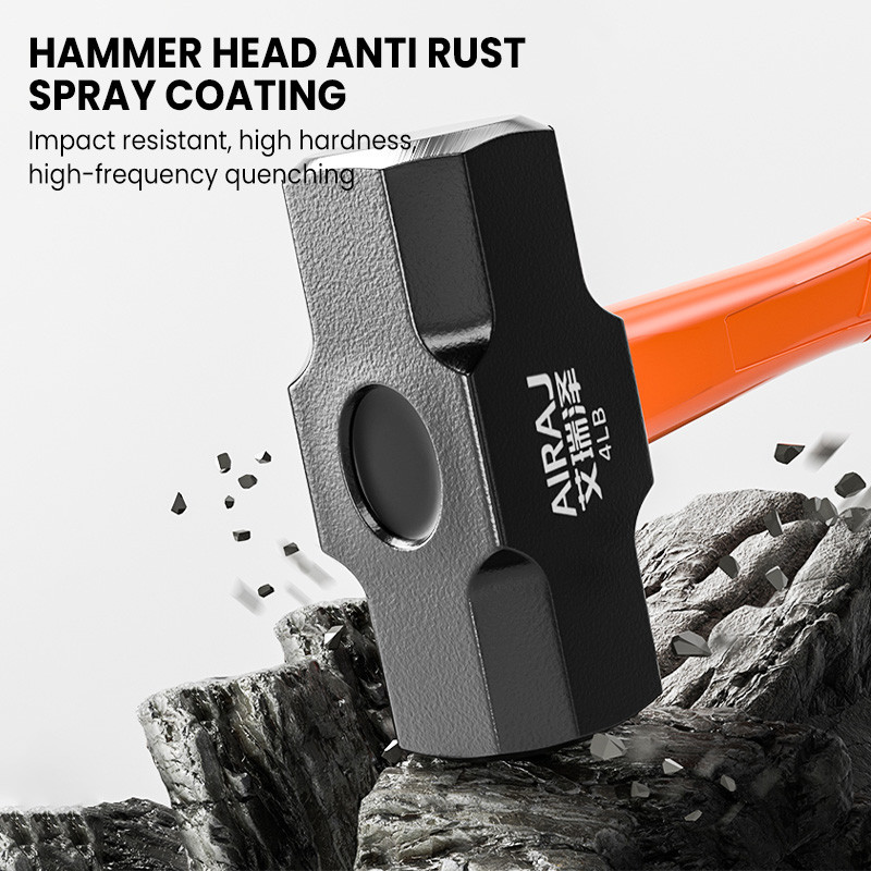 Jual New AIRAJ Octagon Hammer Heavy Wall Hammer One-Piece Heavy Hand ...