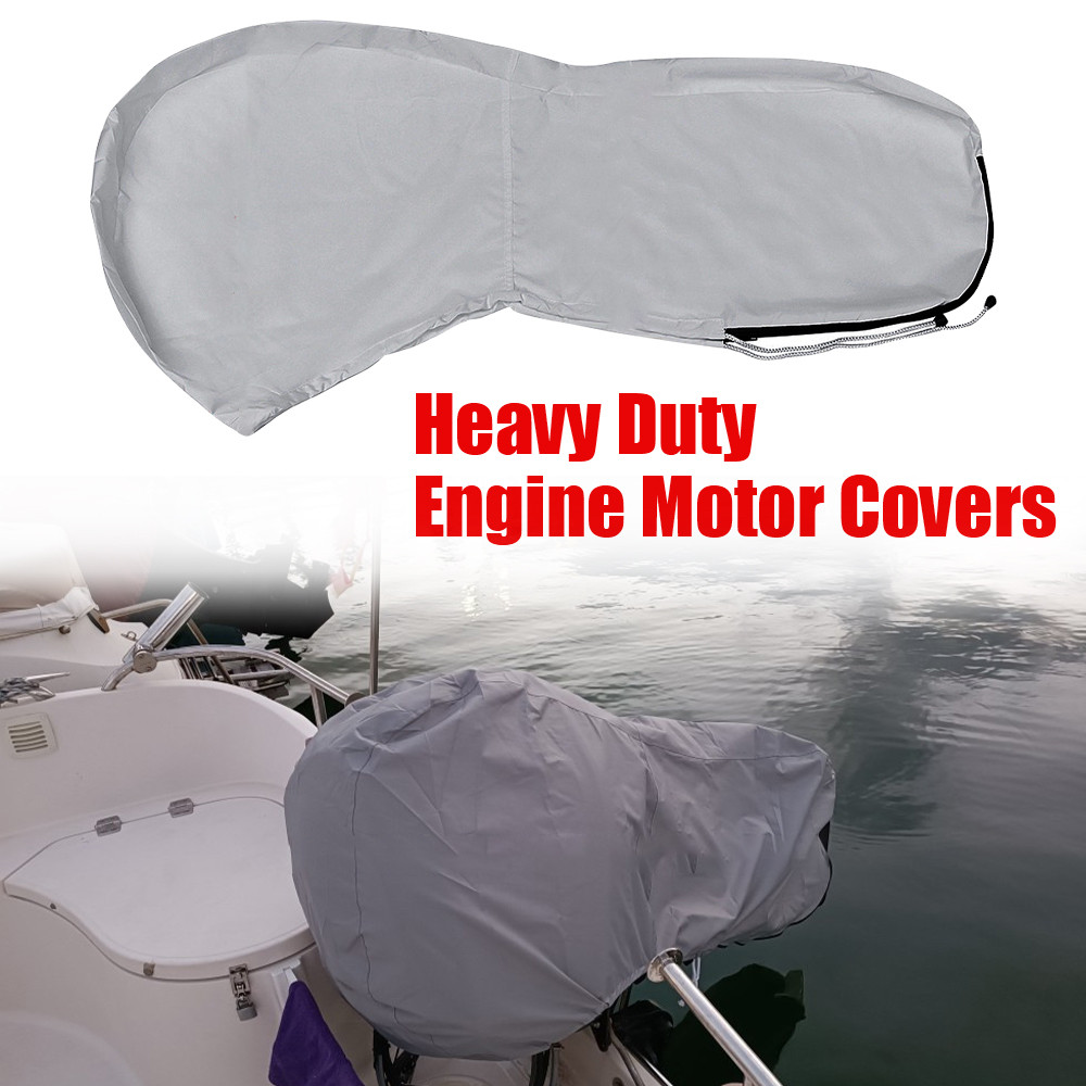 Jual BARU Heavy Duty Engine Motor Covers Boat Protector 30-150HP Full ...