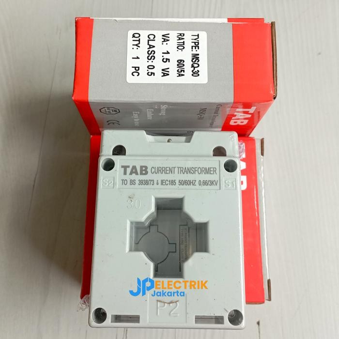 Jual Current Transformer CT MSQ-30 CT 60/5 CT 50/5A CT 30/5A Trafo Arus ...