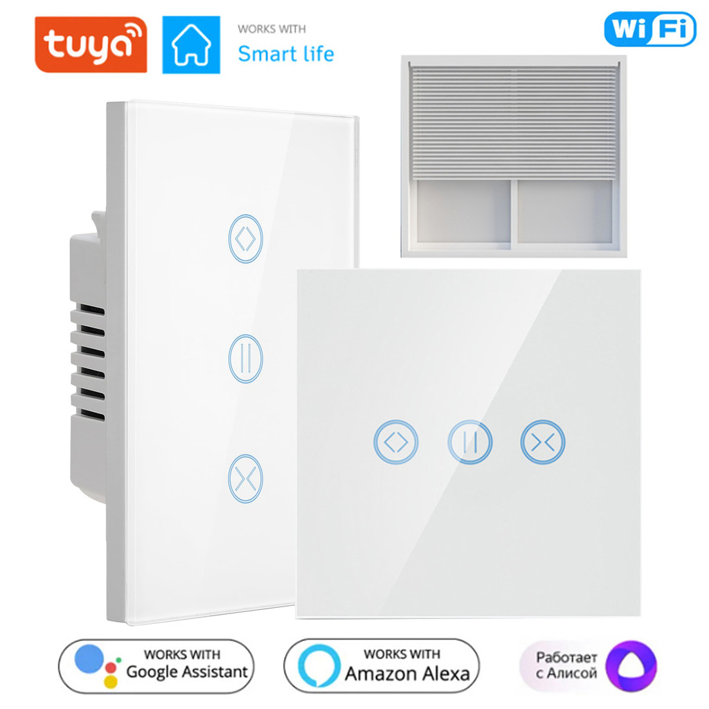 Jual Tuya Smart Life Wifi Curtains Blinds Switch Roller Shutters Motor ...