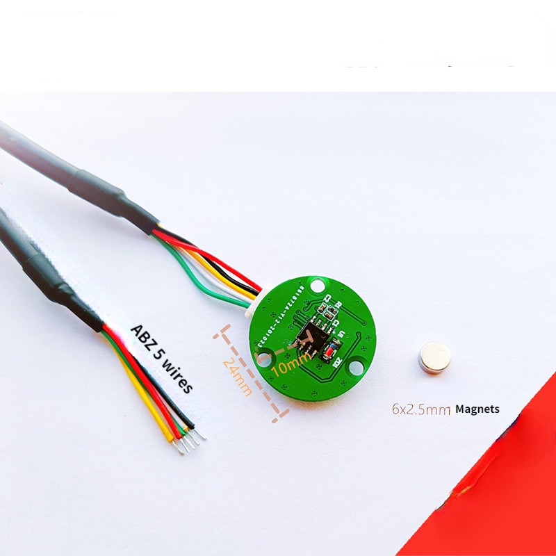 Jual E24 Series Incremental Rotary Magnetic Encoder ABZ1024 Line ...