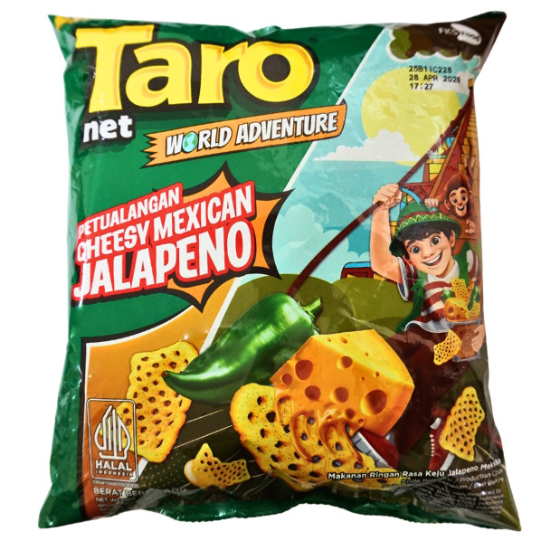 Jual S02039 TARO NET JALAPENO CHEESE MEXICANA SNACK 60GR MAJU BERSAMA ...