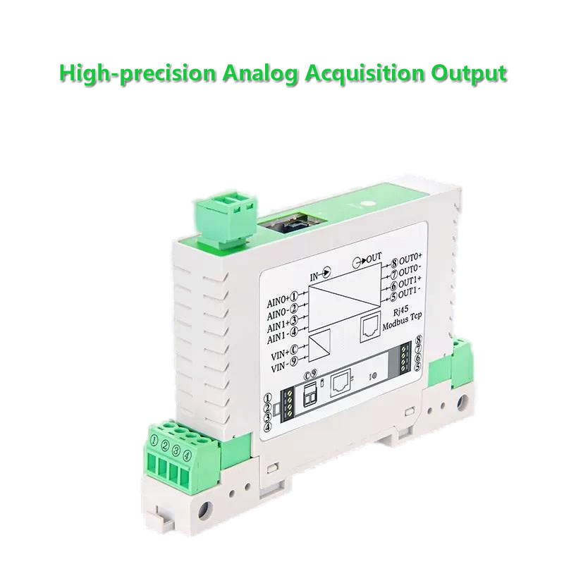 Jual TERBARU 4-20mA to Modbus TCP Ethernet Analog Acquisition Module AD ...