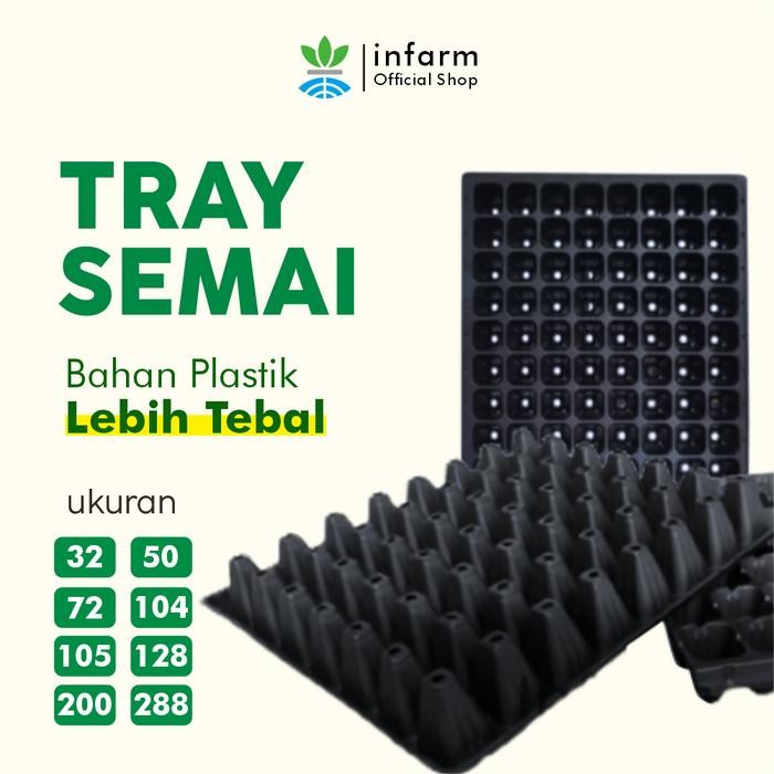 Jual Stok Baru Tray Semai - Tempat Semai Benih Tanaman 105 Lubang ...